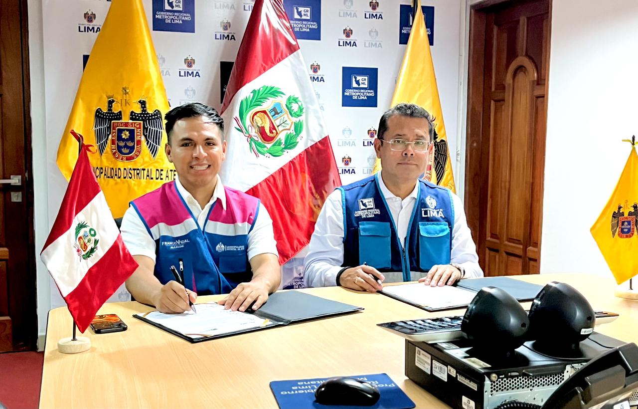 Alcalde Franco Vidal, suscribe convenio con el Gobierno Regional ...