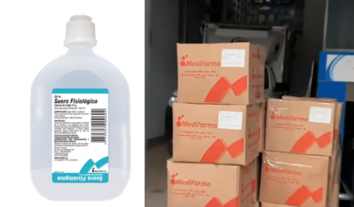 Alerta sanitaria por uso del suero fisiológico - El Chino